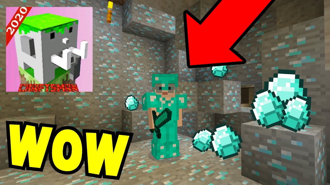 Craftsman 2020 - Survival - Diamonds - part 2 - YouTube