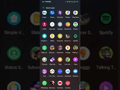 Vivo y21 phone settings - YouTube