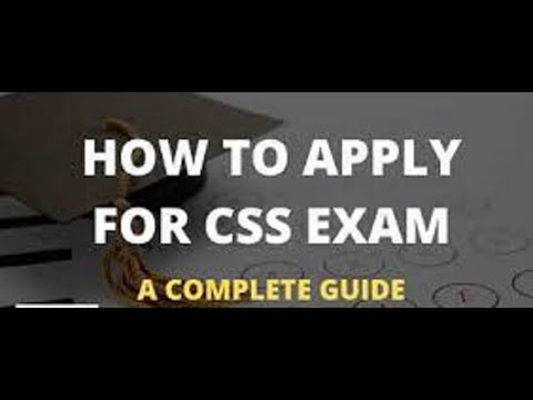 How To Apply For CSS Exam 2022 | CSS Exam Registration Process Complete ...