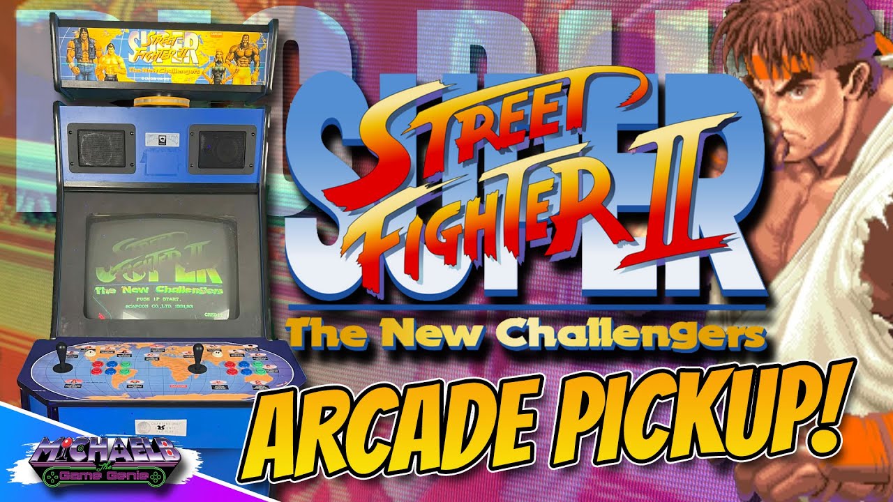 Super Street Fighter 2 Capcom Big Blue Arcade Pickup! - YouTube