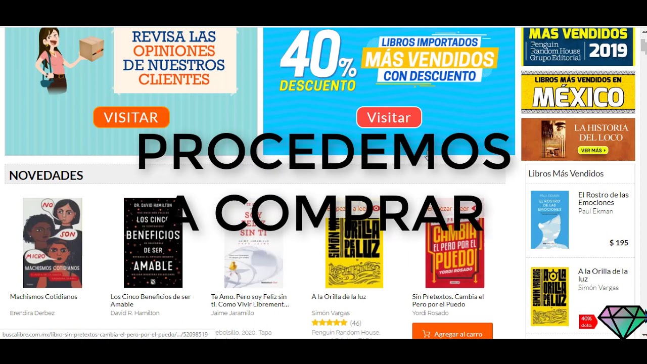 COMO REALIZAR COMPRA EN BUSCALIBRE.COM - YouTube