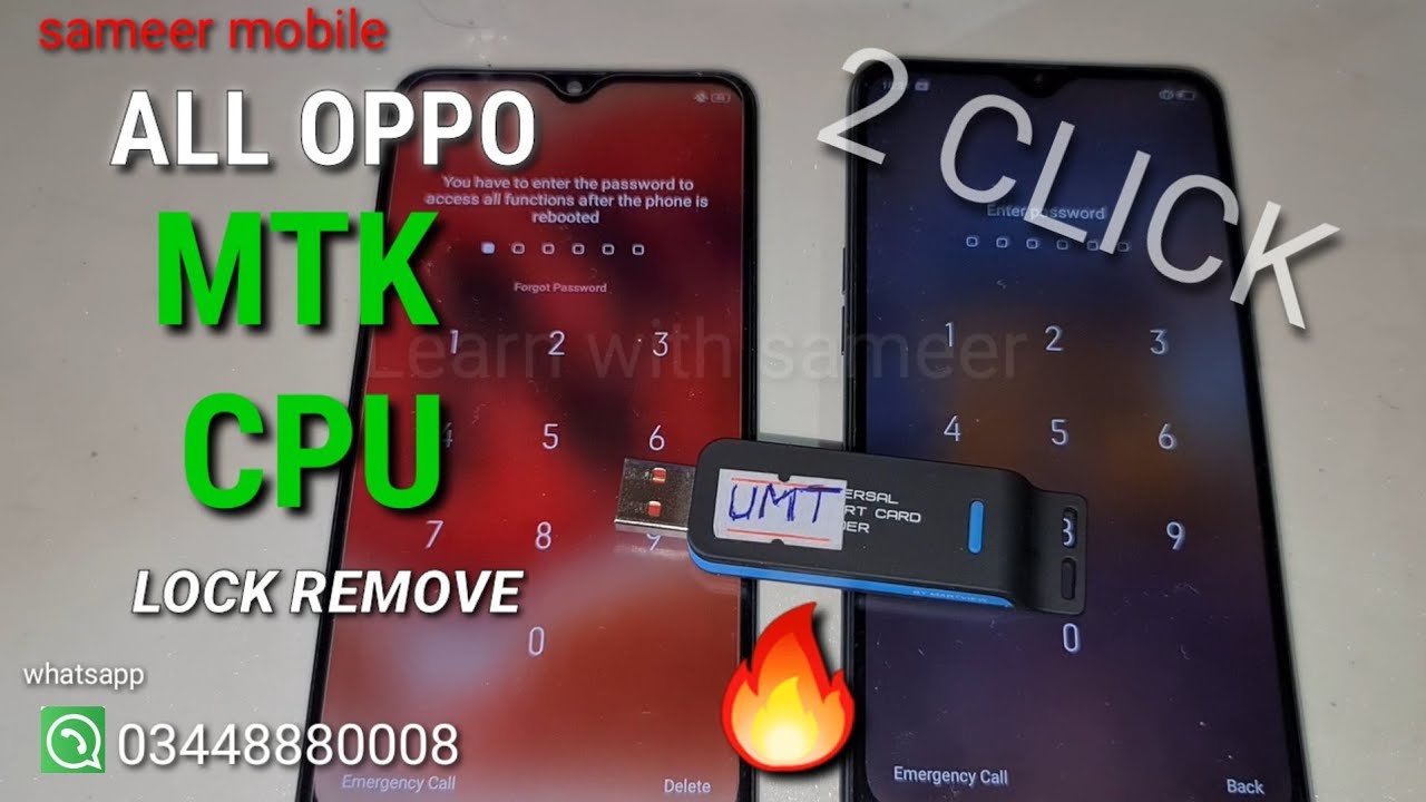 OPPO A12 Lock Remove CPH2083 With Out Opening DEVICE BY UMT DONGLE (V3 ...
