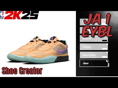 How To MAKE Nike Ja 1 "EYBL" In NBA 2K25 Next Gen - Shoe Creator - YouTube