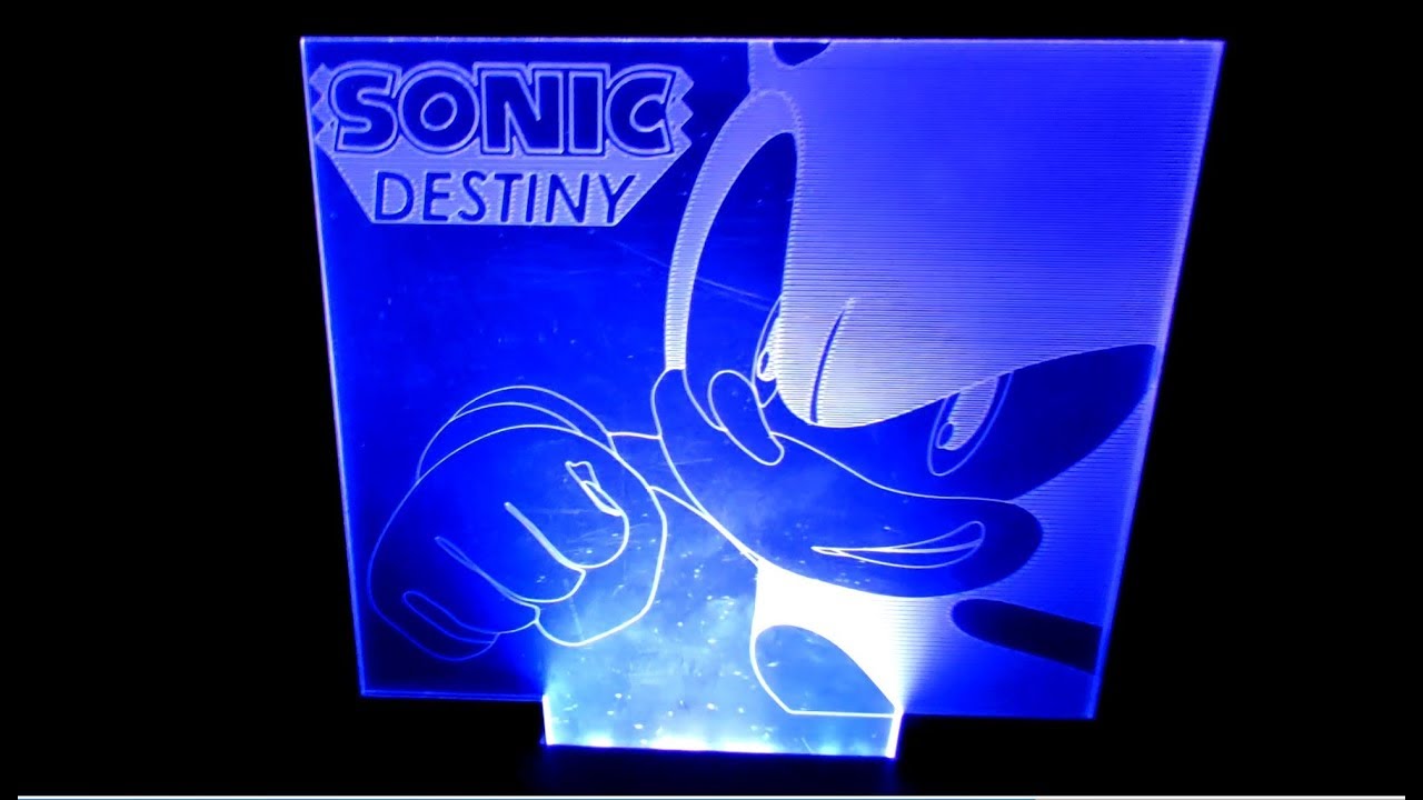 Sonic Destiny 3D Lamp Unboxing - YouTube