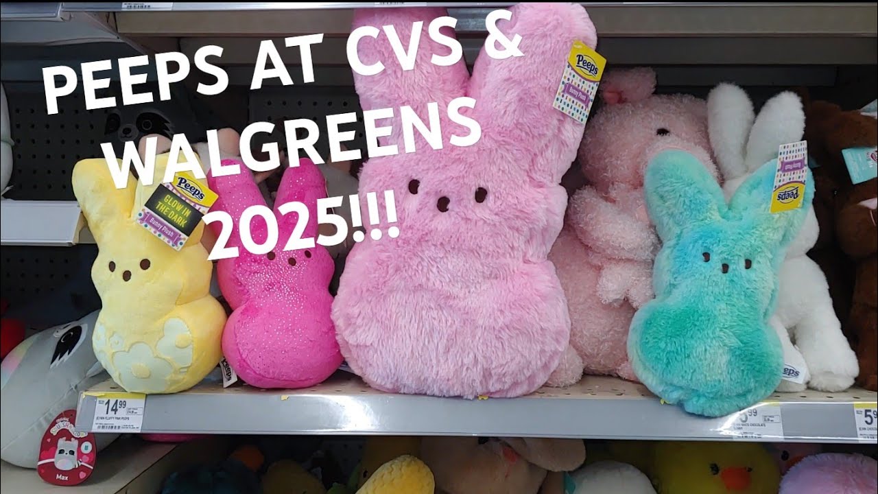 PEEPS AT WALGREENS & CVS 2025!!!#peeps#easter#walgreens#cvs#colorful# ...