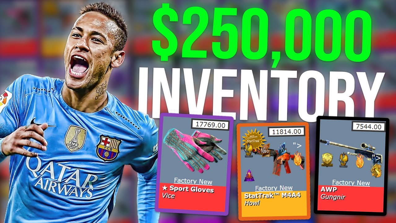 NEYMAR'S INSANE CS2 INVENTORY!! - YouTube