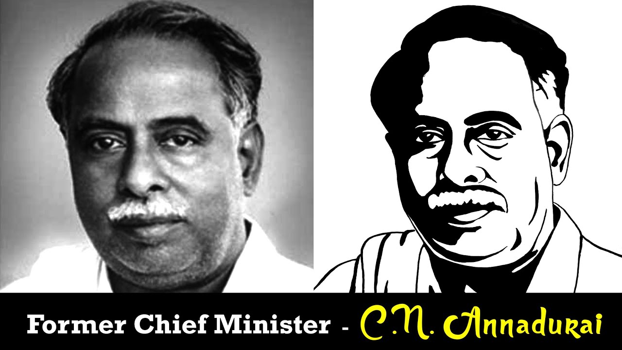 How to Draw Former Chief Minister C.N. Anna Durai | Perarignar anna ...