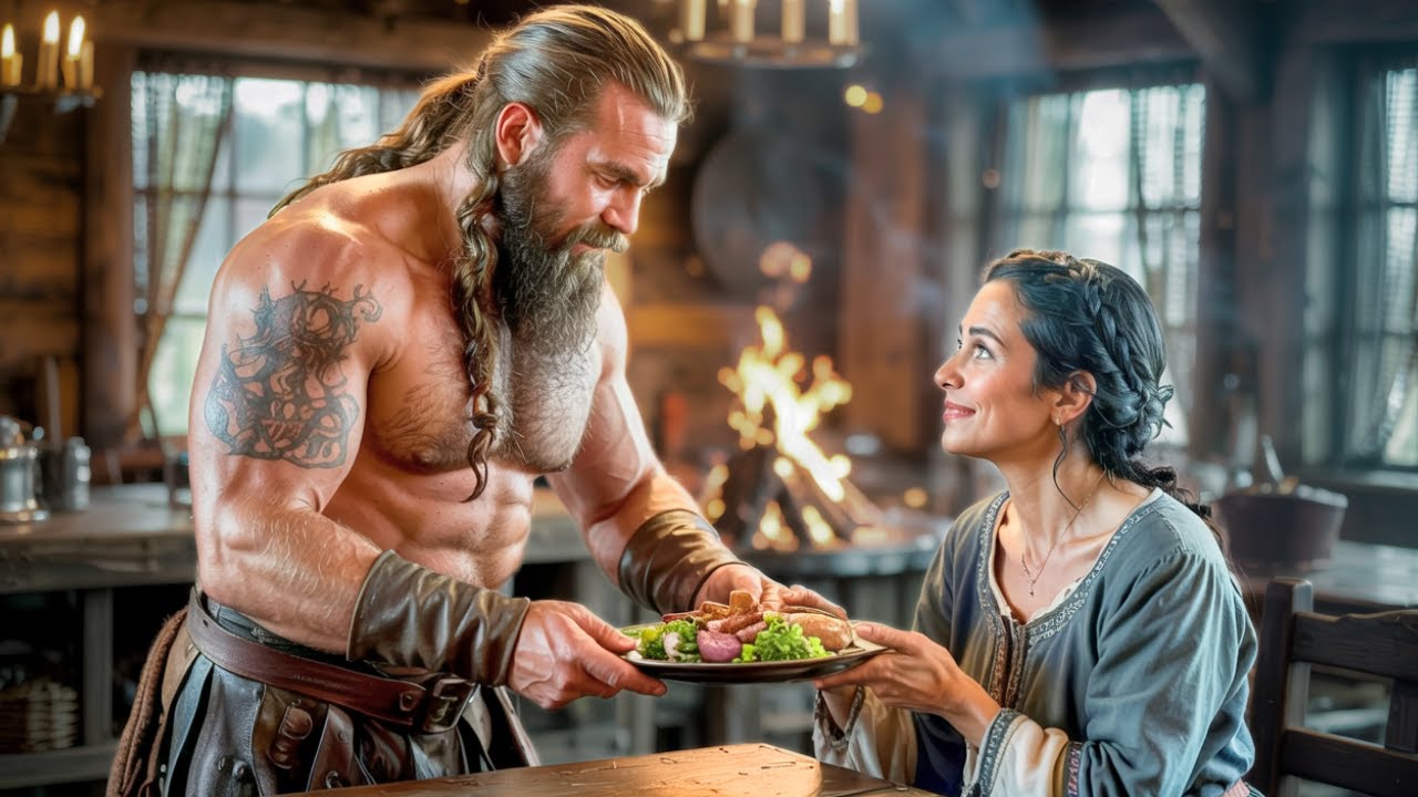 Giant Viking Fed Hungry Widow Daily—Never Knowing She Was the Exiled ...