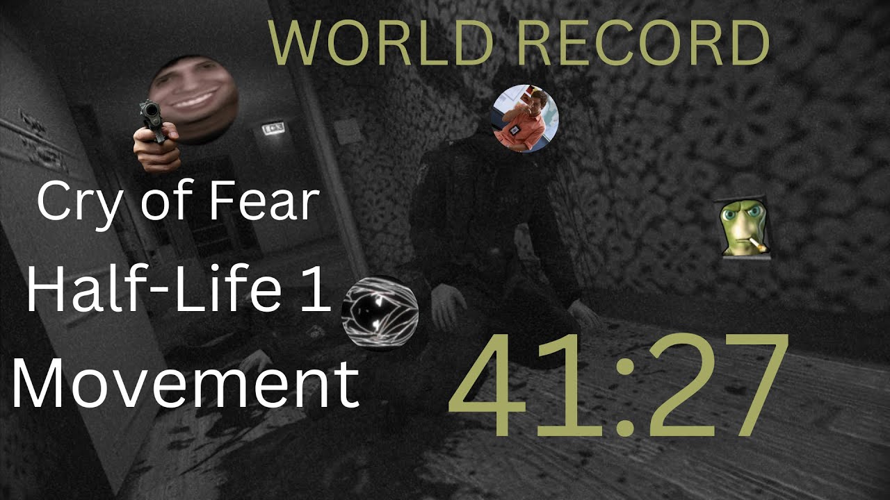 [WORLD RECORD] Cry of Fear Any% w/hl1 Movement Speedrun - 41:27 - YouTube