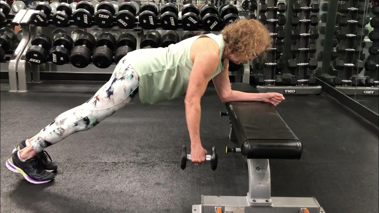 Elevated Bench Plank Row - YouTube