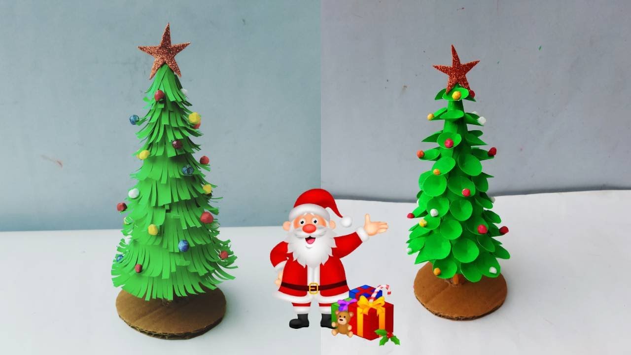 How to make Paper Christmas Tree 🌲 || DIY Christmas tree || Christmas ...