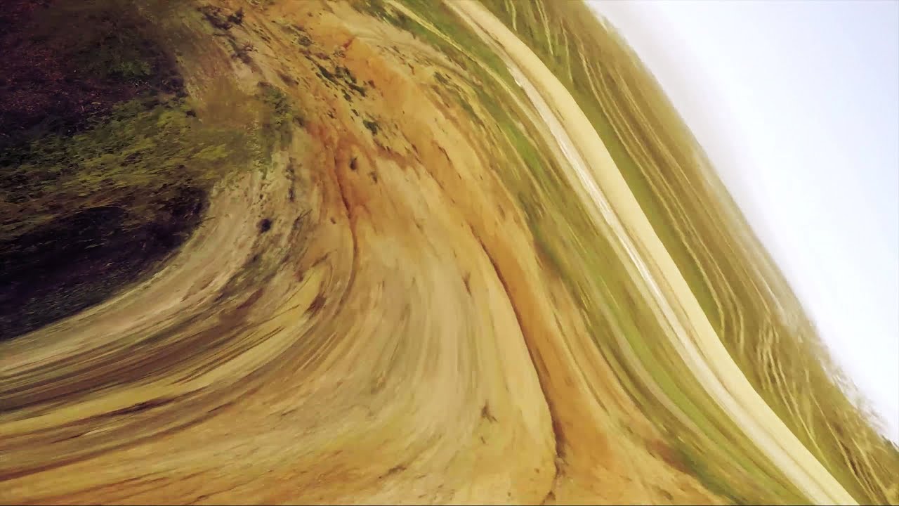 Curvature | Aerial slit scan - YouTube