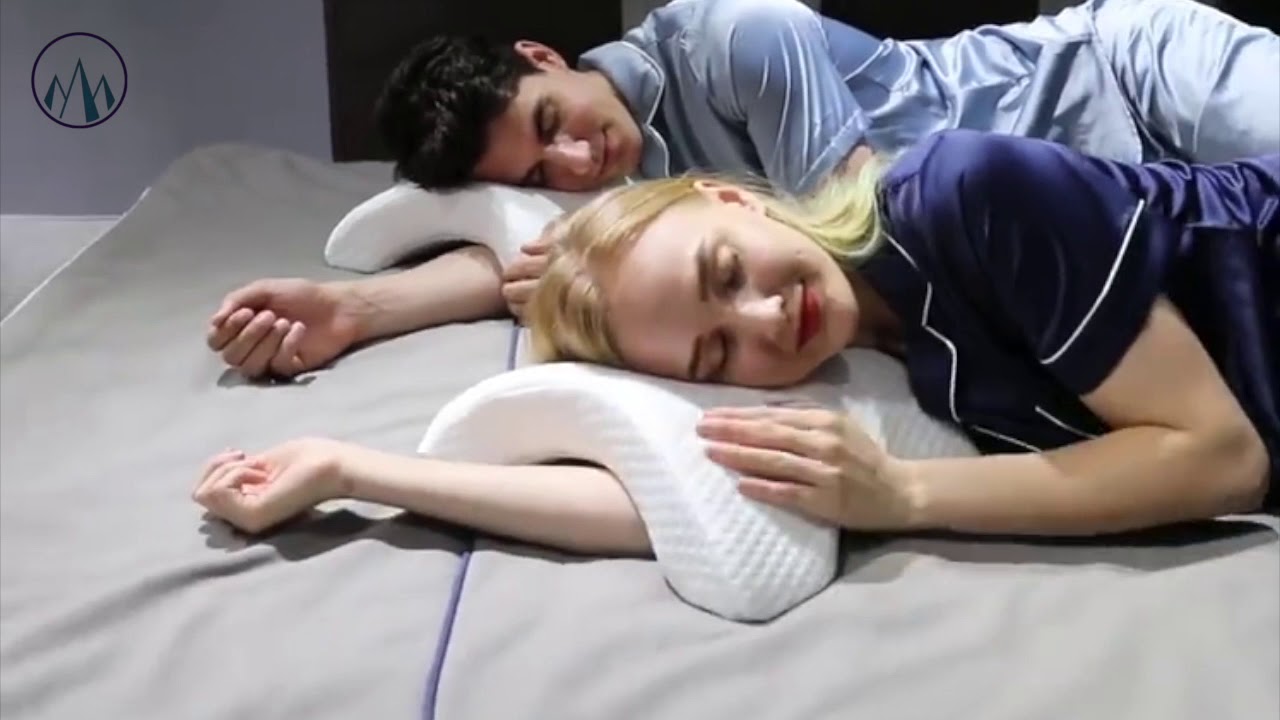 Memory Foam Wave Pillow - YouTube