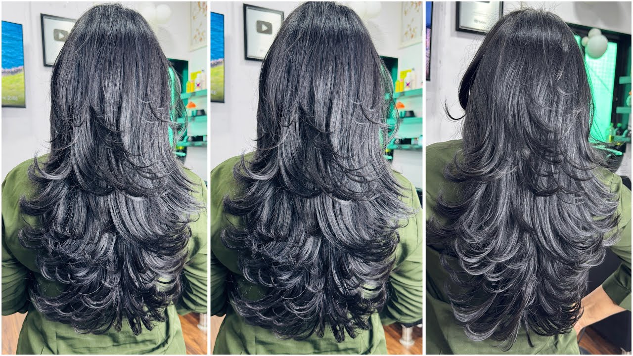 How to customise layer haircut tutorial full layer haircut - YouTube