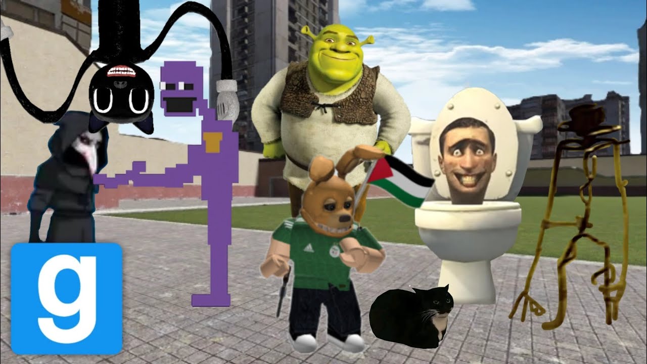 Roblox Ray mod🟩|le chaos dans gmod avec Amine - YouTube