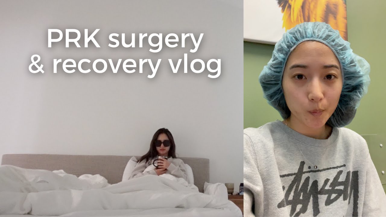 my laser eye surgery (& recovery) experience | PRK surgery vlog - YouTube