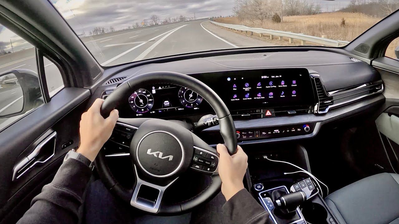 2023 Kia Sportage X-Pro Prestige - POV Driving Impressions - YouTube