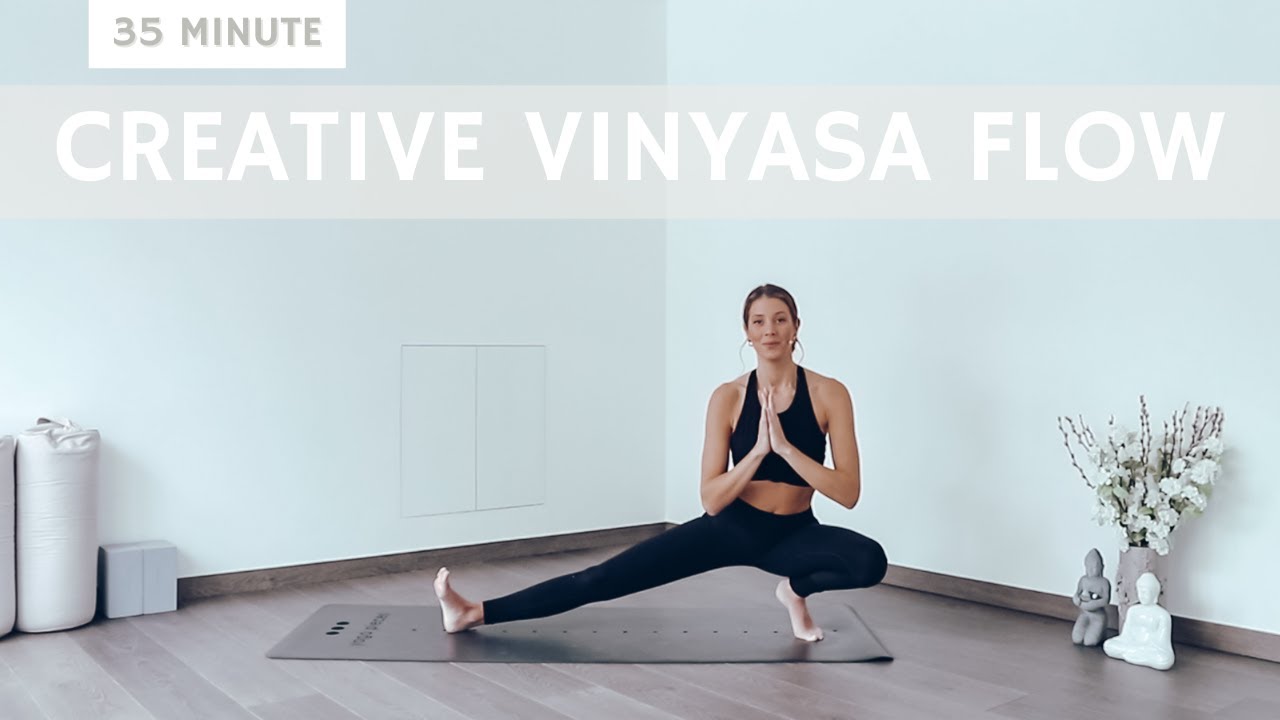 35 MINUTE - CREATIVE VINYASA FLOW - YouTube