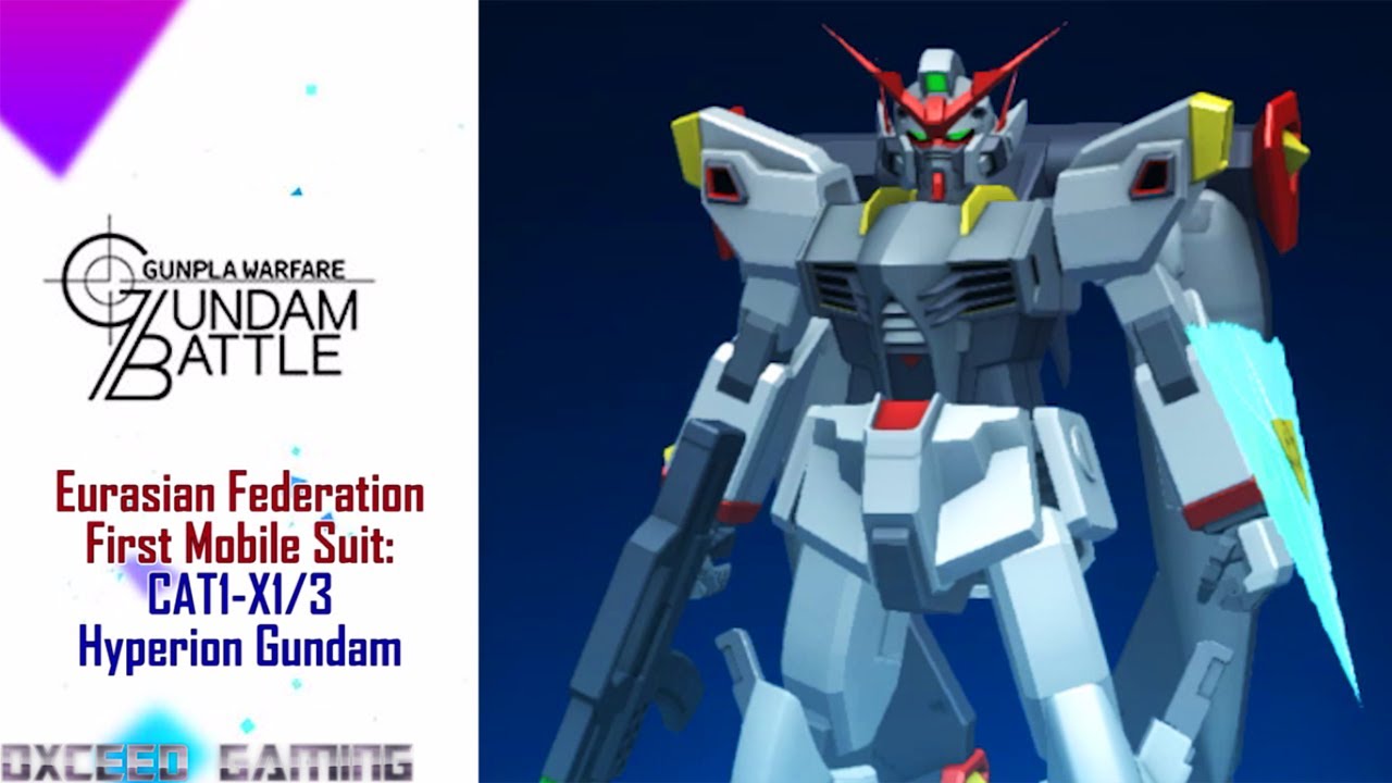 Hyperion Gundam EX Skills Showcase Ft. Canard Pars [ Gundam Battle ...