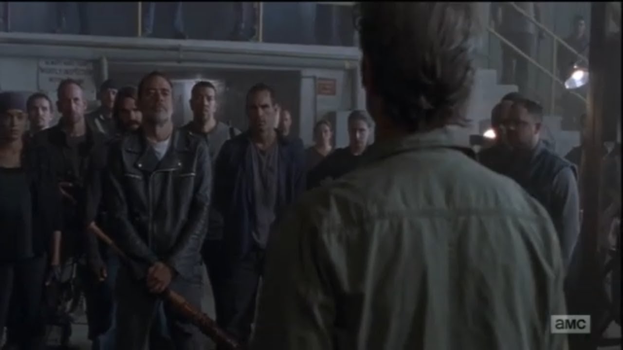 Negan vs Simon TWD s8x15 - YouTube
