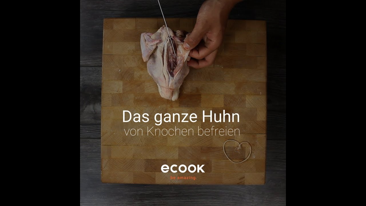 Huhn entbeinen - YouTube