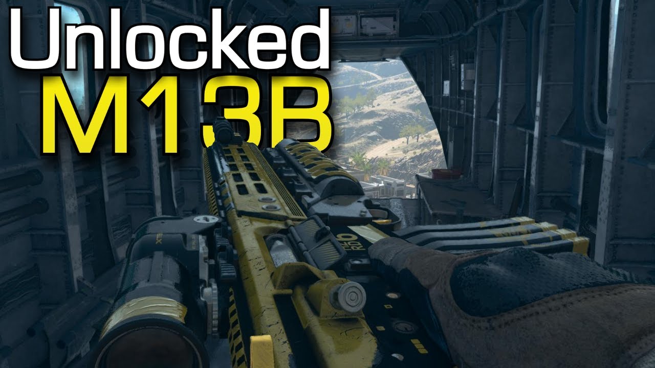 Unlocking the M13B Solo In DMZ (Modern Warfare 2) - YouTube