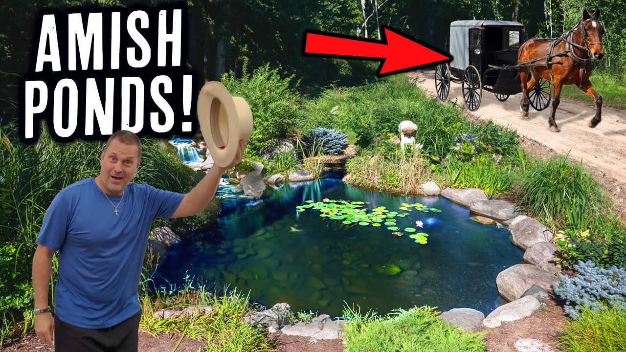 AMAZING AMISH Country Pond - YouTube
