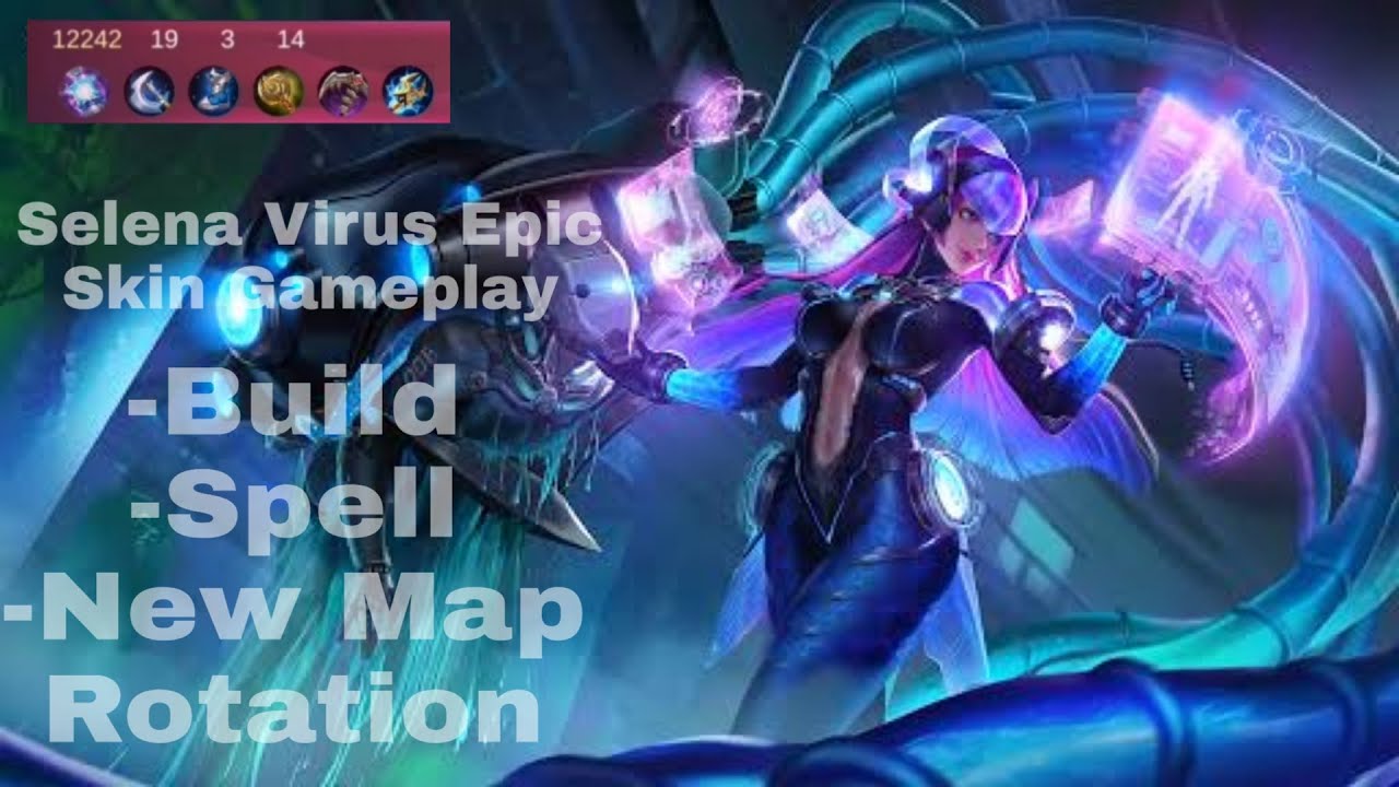 19 KILLS SELENA AGGRESSIVE GAMEPLAY | SELENA VIRUS EPIC SKIN GAMEPLAY ...