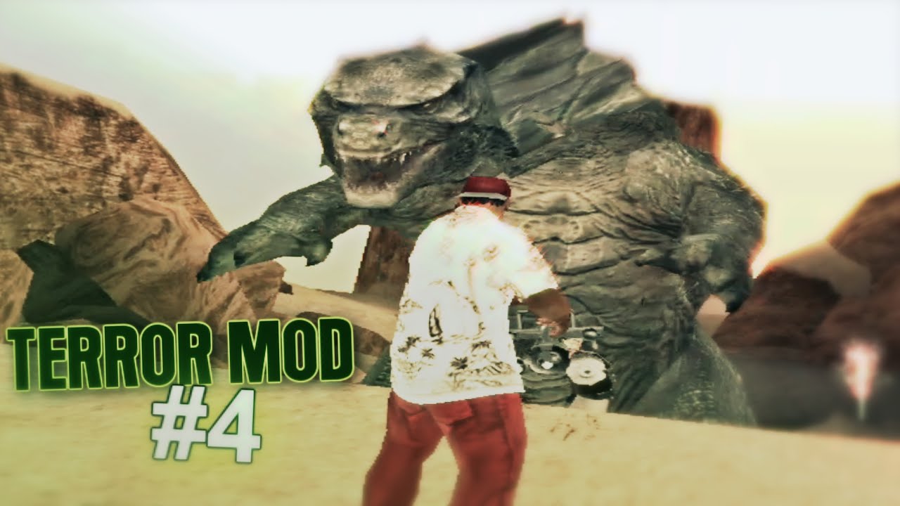 Gta San Andreas Android | Cj Vs Godzilla (Terror Mod #4) - YouTube