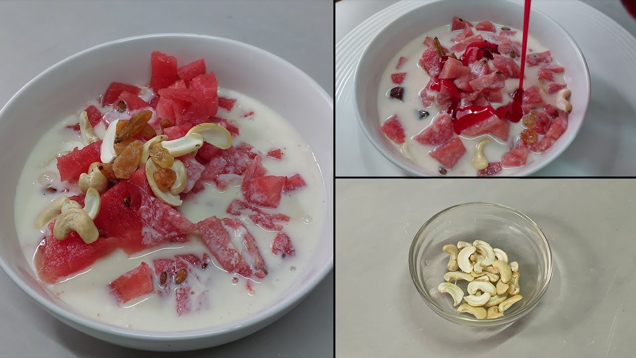 তরমুজের ডেজার্ট | tormuj er dessert | রমজান স্পেশাল | iftar recipe ...