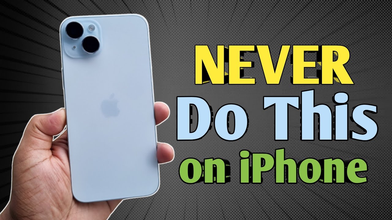 NEVER Do This on iPhones - YouTube