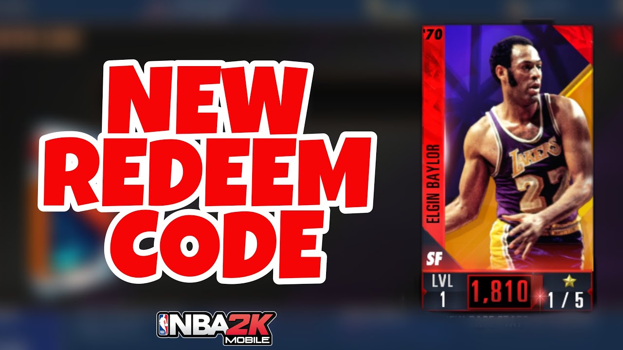NEW Redeem Code (April 2021) 🔥 FREE Laker’s Legend Card [NBA 2K Mobile ...