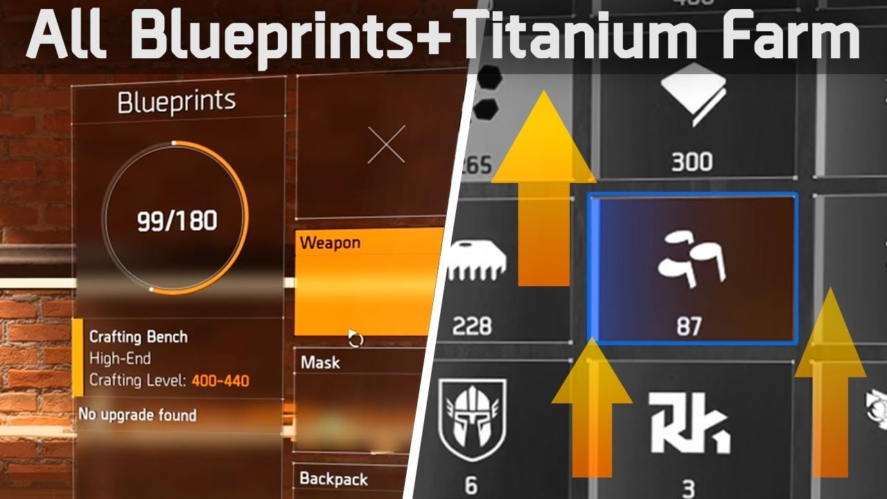 How to get EVERY Weapon Mod BLUEPRINT + Best Titanium Farm | The ...