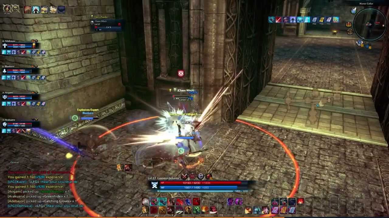 TERA : Sinestral Manor - Warrior Castanic LV27 - YouTube
