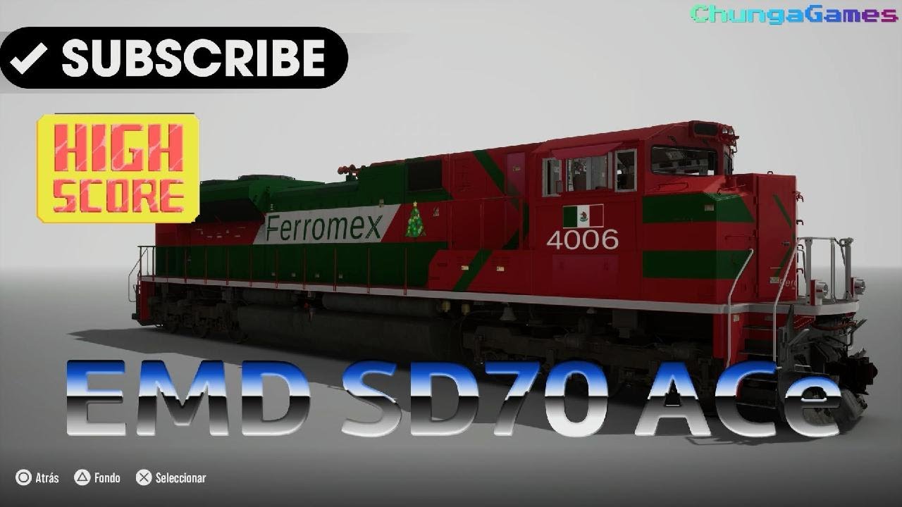 Ferromex EMD SD70 ACe Train Sim World 2 (PS5) (4K60fps) - YouTube