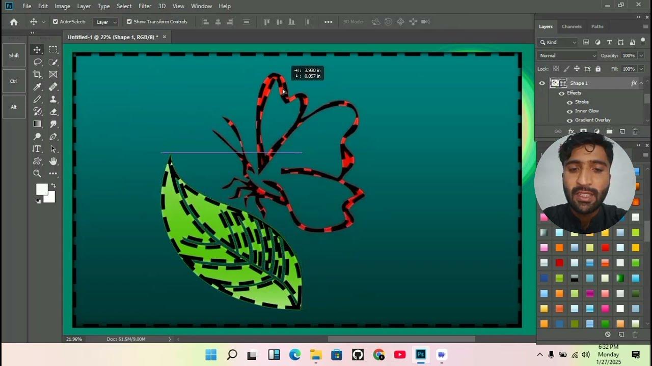 How to use custom shapes in designs? - YouTube