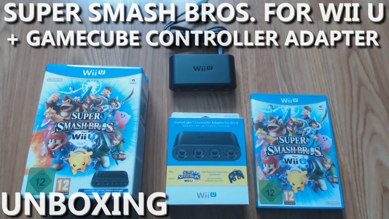 Super Smash Bros. for Wii U - Unboxing PL (+ GameCube Controller ...