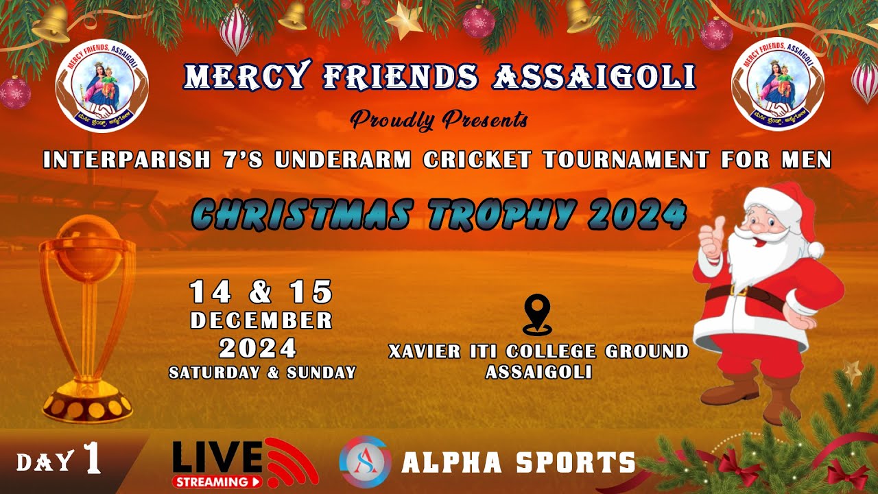 CHRISTMAS TROPHY 2024 || MERCY FRIENDS ASSAIGOLI || DAY - 1 - YouTube