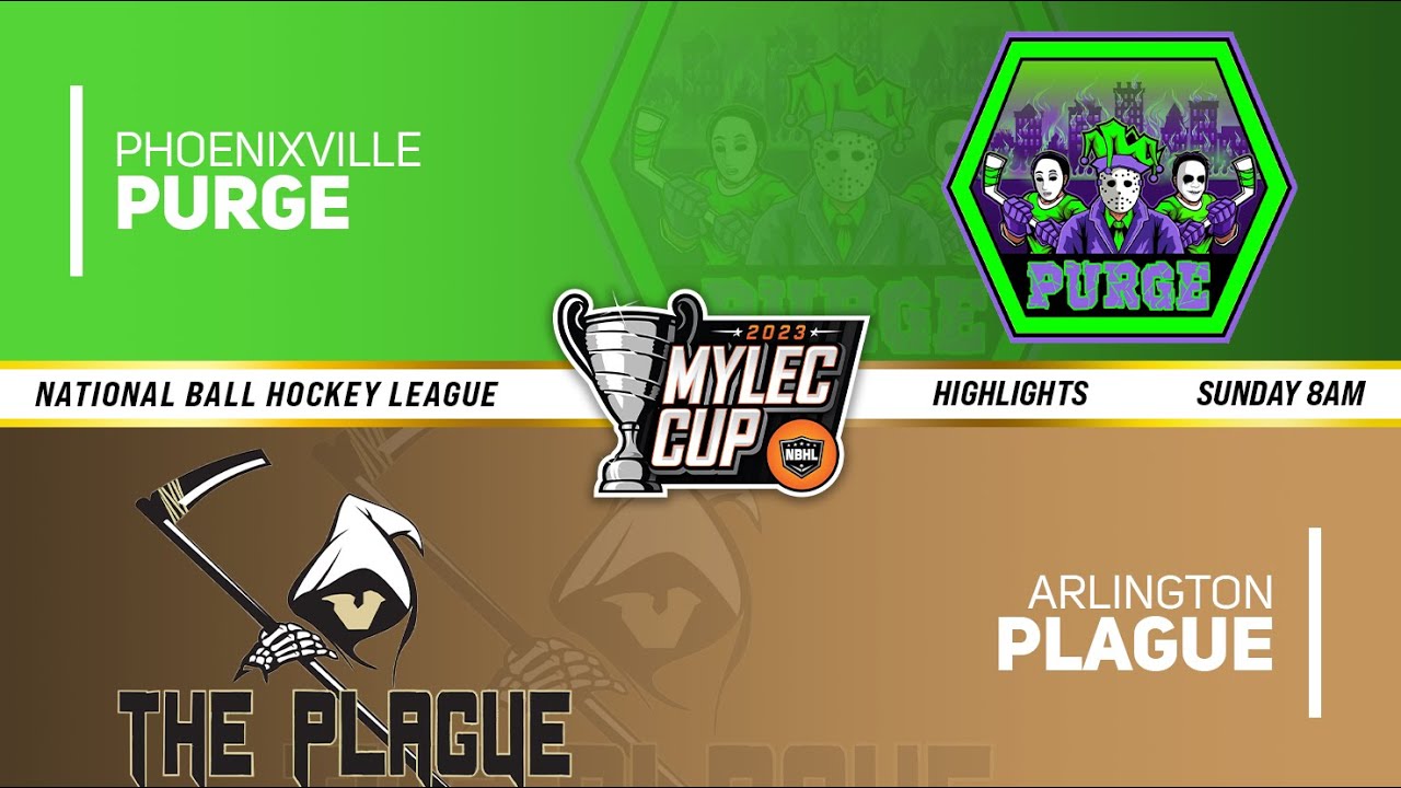 NBHL Tier 2 Mylec Cup 2023: Phoenixville Purge vs. Arlington Plague ...