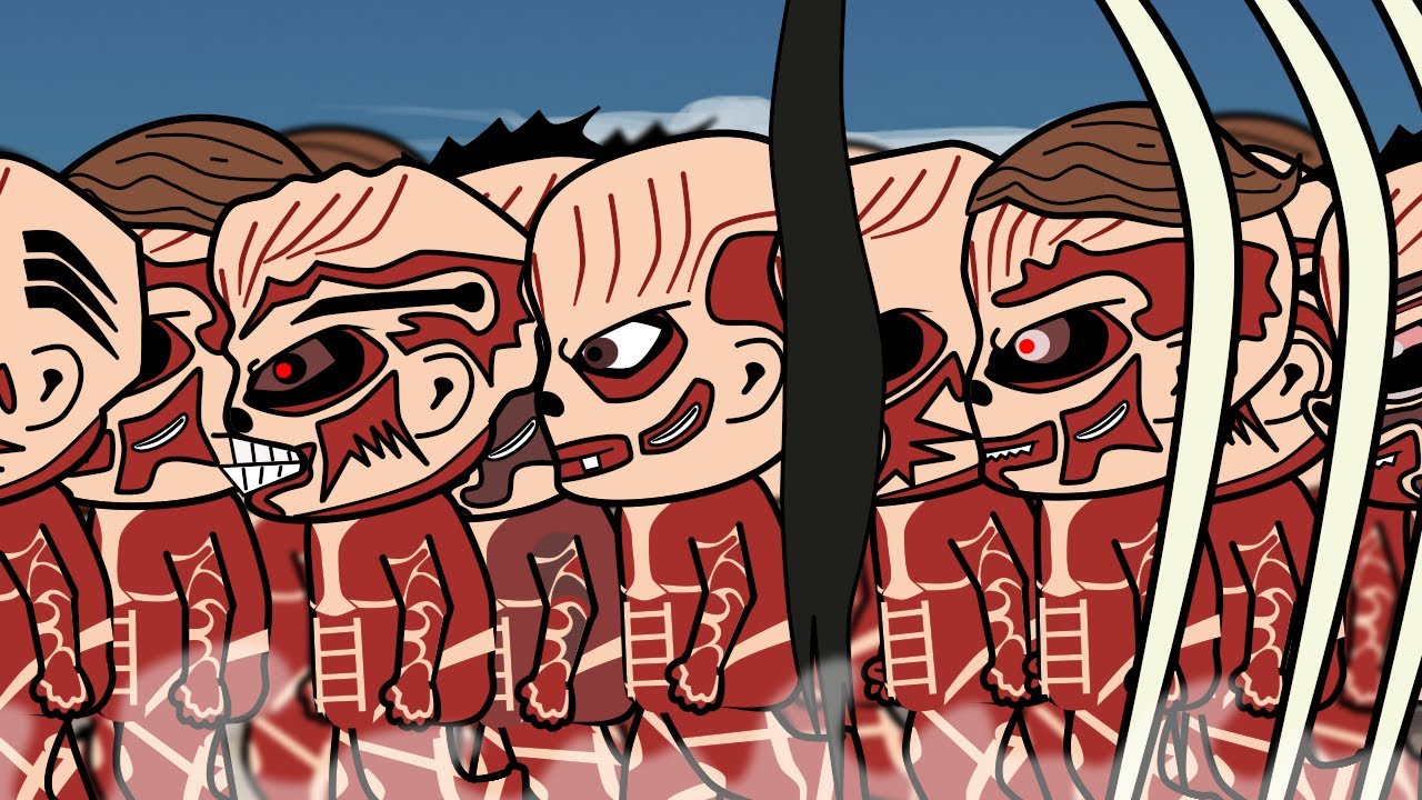 Chibi Titan - The Rumbling - Attack On Titan Animation - YouTube