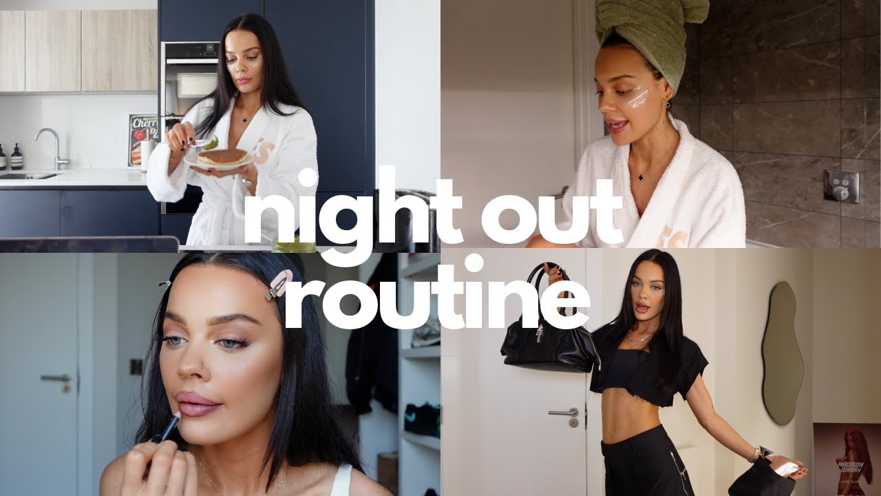 my night out get ready routine | AD - YouTube