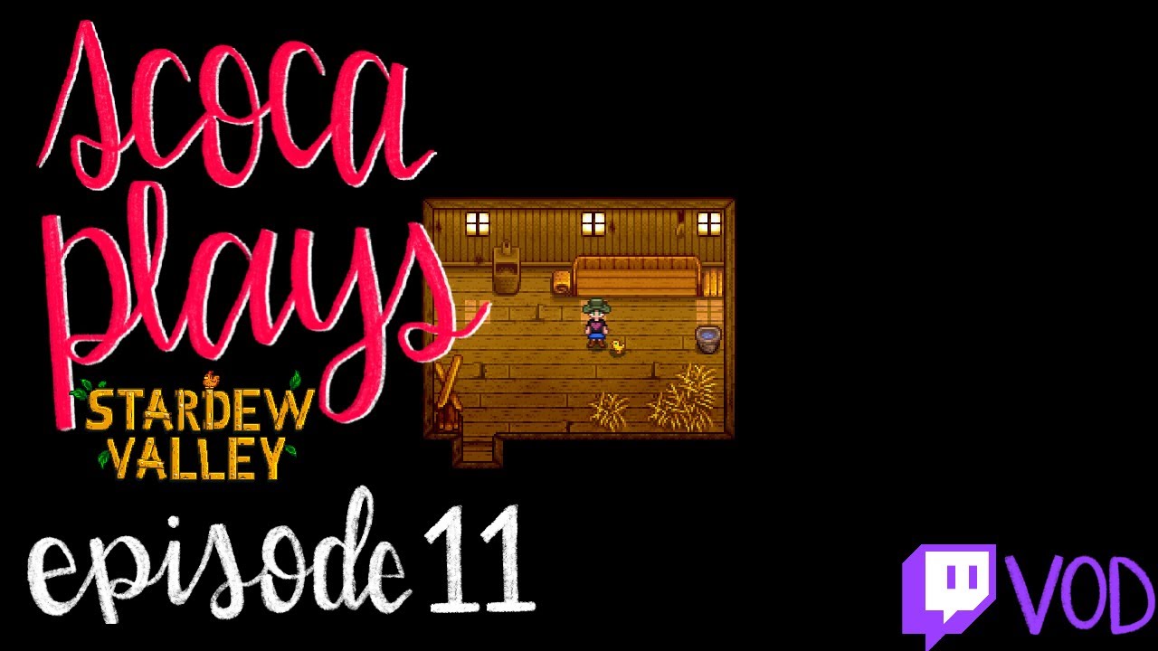 Stardew Valley - Episode 11 - Nugget joins the farm - YouTube