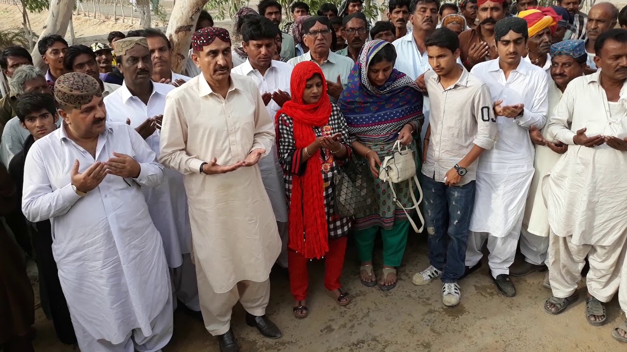 Senater Krishna Kumari At Shaheed Fazil Rahoo mazar With Muhammad ...