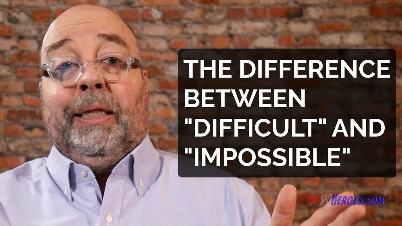 0085: The Difference Between "Difficult" And "Impossible" - YouTube