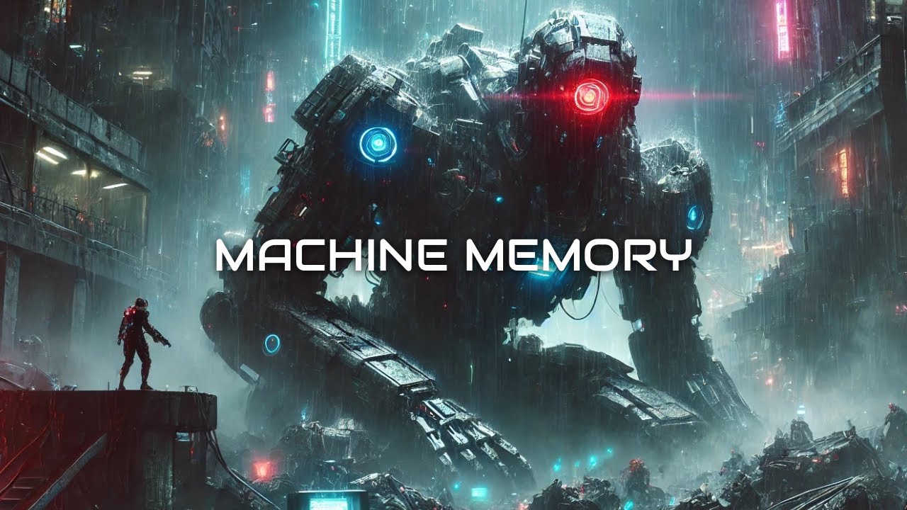Machine Memory | Dystopian Ambient Sci Fi for Creators | 2 hours - YouTube