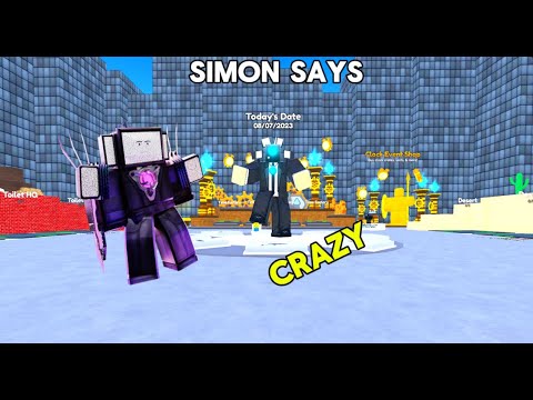 *CRAZY*! SIMON SAYS FOR *OLD GODLY* IN TOILET TOWER DEFENSE! - YouTube