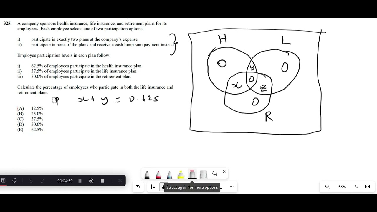 General Probability | SOA Exam P, Question 325 - YouTube