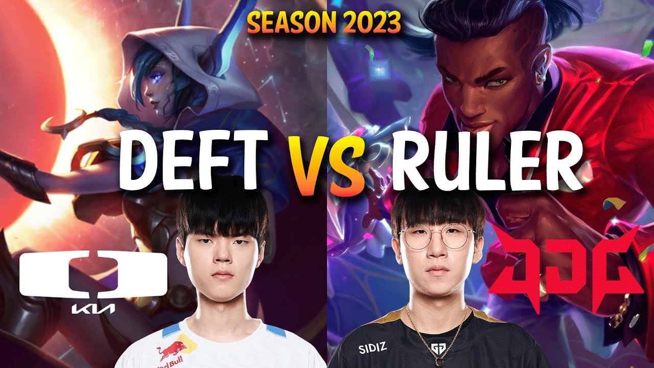 DK Deft vs JDG Ruler - Deft XAYAH vs Ruler LUCIAN ADC - KR Ranked - YouTube