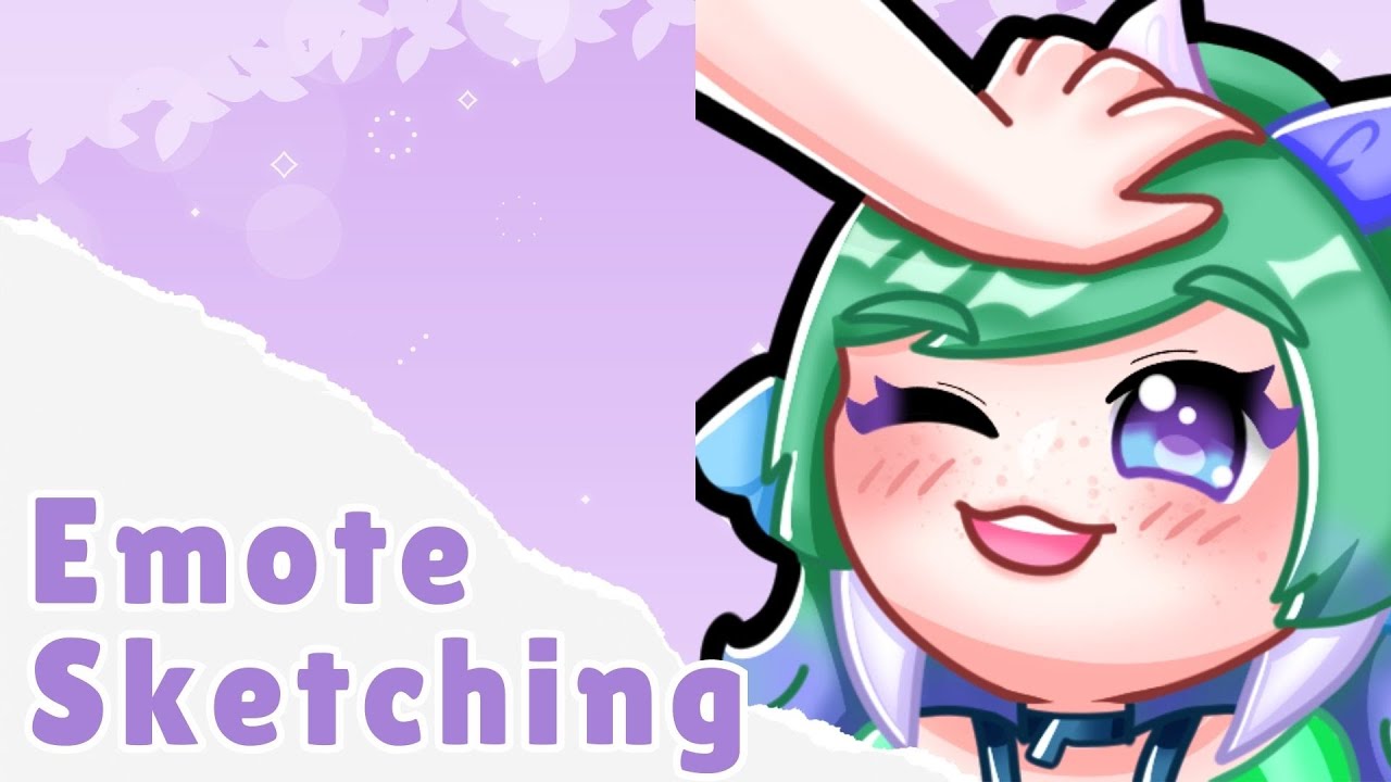 【Art】 Sketchin' Out Emotes! 🎨 - YouTube