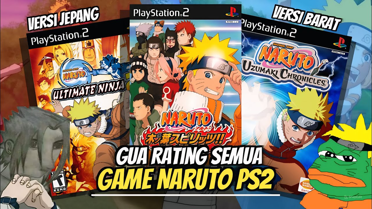 GUA RATING SEMUA GAME NARUTO YANG ADA DI PS2!! - YouTube